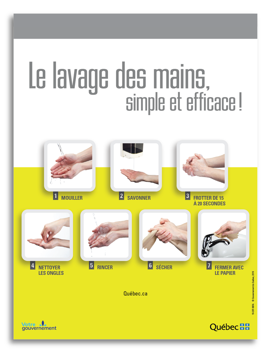 Lavage des mains – AFFICHAGEINDUSTRIEL.ca