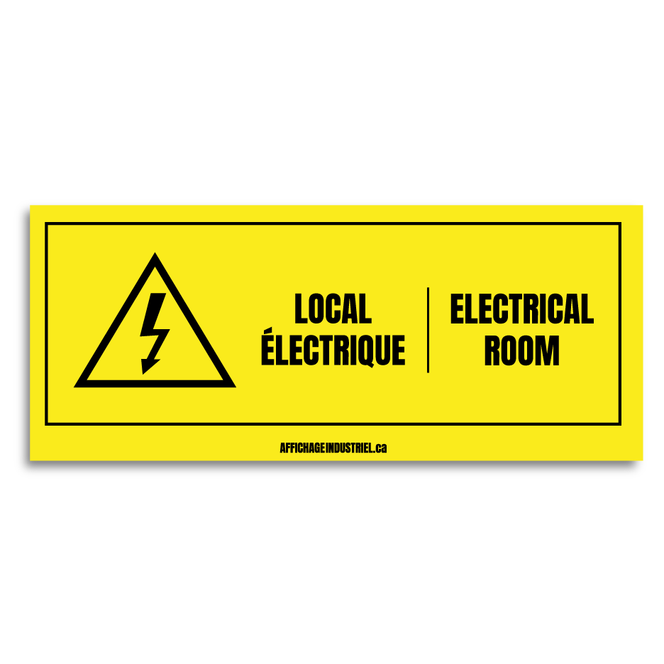 Local électrique – AFFICHAGEINDUSTRIEL.ca