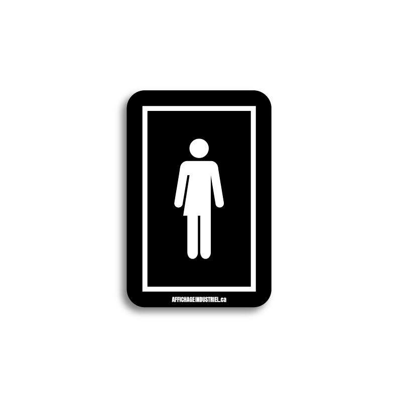 Indication toilette | Mix – AFFICHAGEINDUSTRIEL.ca